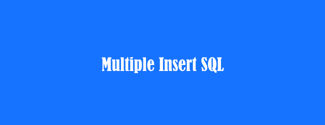 複数のレコードを1回のINSERT文でテーブルに挿入するSQL | JOHOBASE